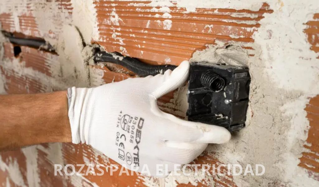 Rozas para electricidad | Como hacerlas bien para pasar cables